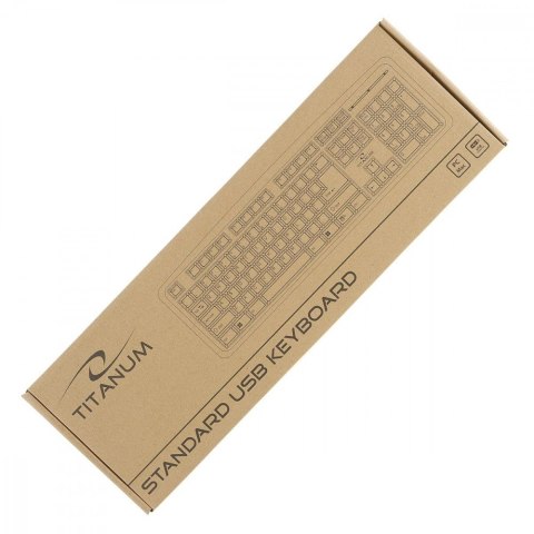 Titanum Klawiatura standardowa TK101 USB > Titanum